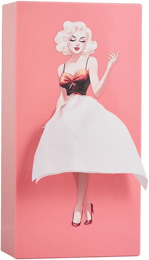Puffy Skirt Girl Face Tissue Box – Odditygadget